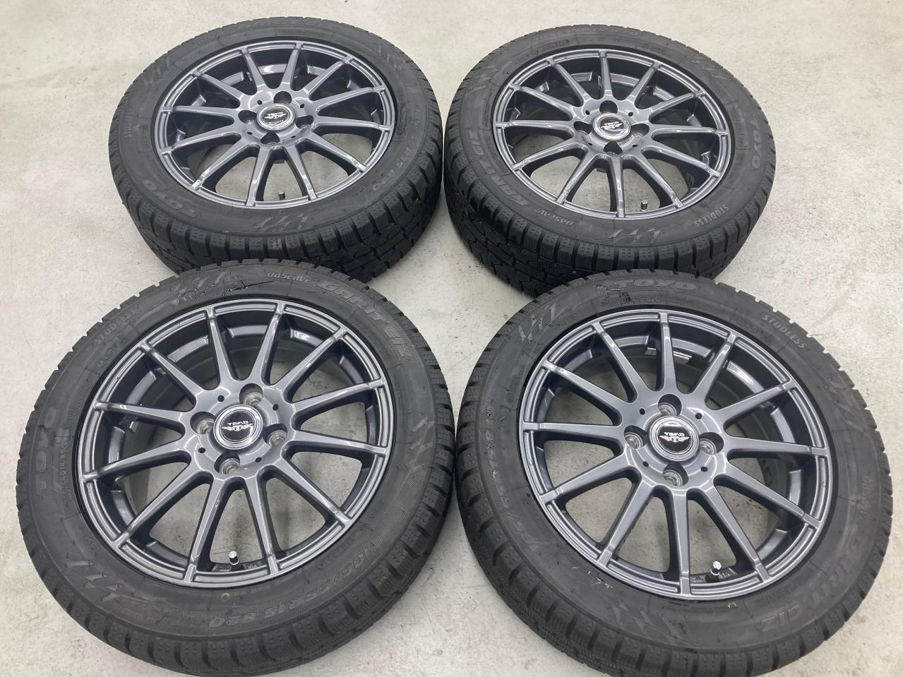 【weds(ウェッズ)】TEAD SPORT+【TOYO】OBSERVE GARIT GIZ | カー用品 スタッドレスタイヤホイールセット 15インチスタッドレスタイヤホイールセットを通販で ...