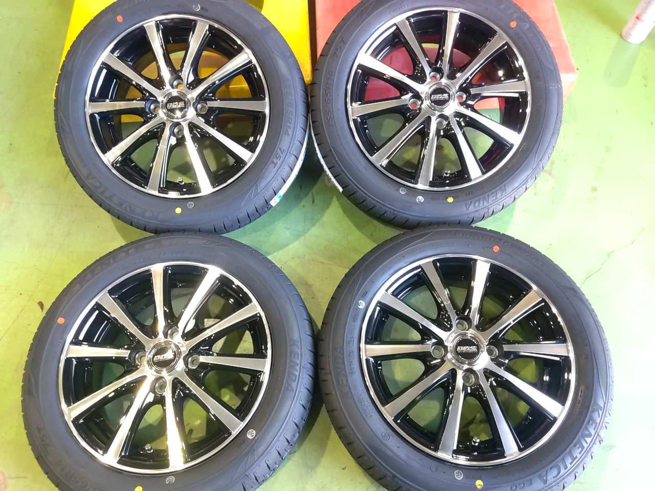 【タイヤ新品!】BADX D.O.S. SE-10R BPエディション + KENDA KR203 | カー用品 タイヤホイールセット 14インチタイヤホイールセットを通販で購入する | 中古 ...