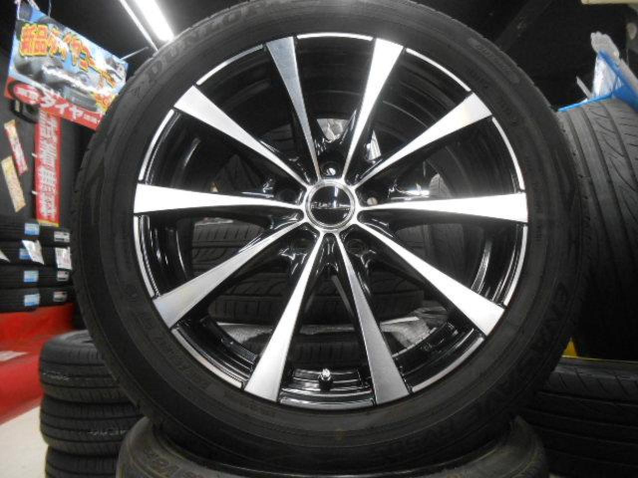 HOT STUFF(ホットスタッフ)Laffite(ラフィット) SK-10 +【タイヤ】DUNLOP(ダンロップ) ENASAVE RV505 | カー用品 タイヤホイールセット 17インチ ...