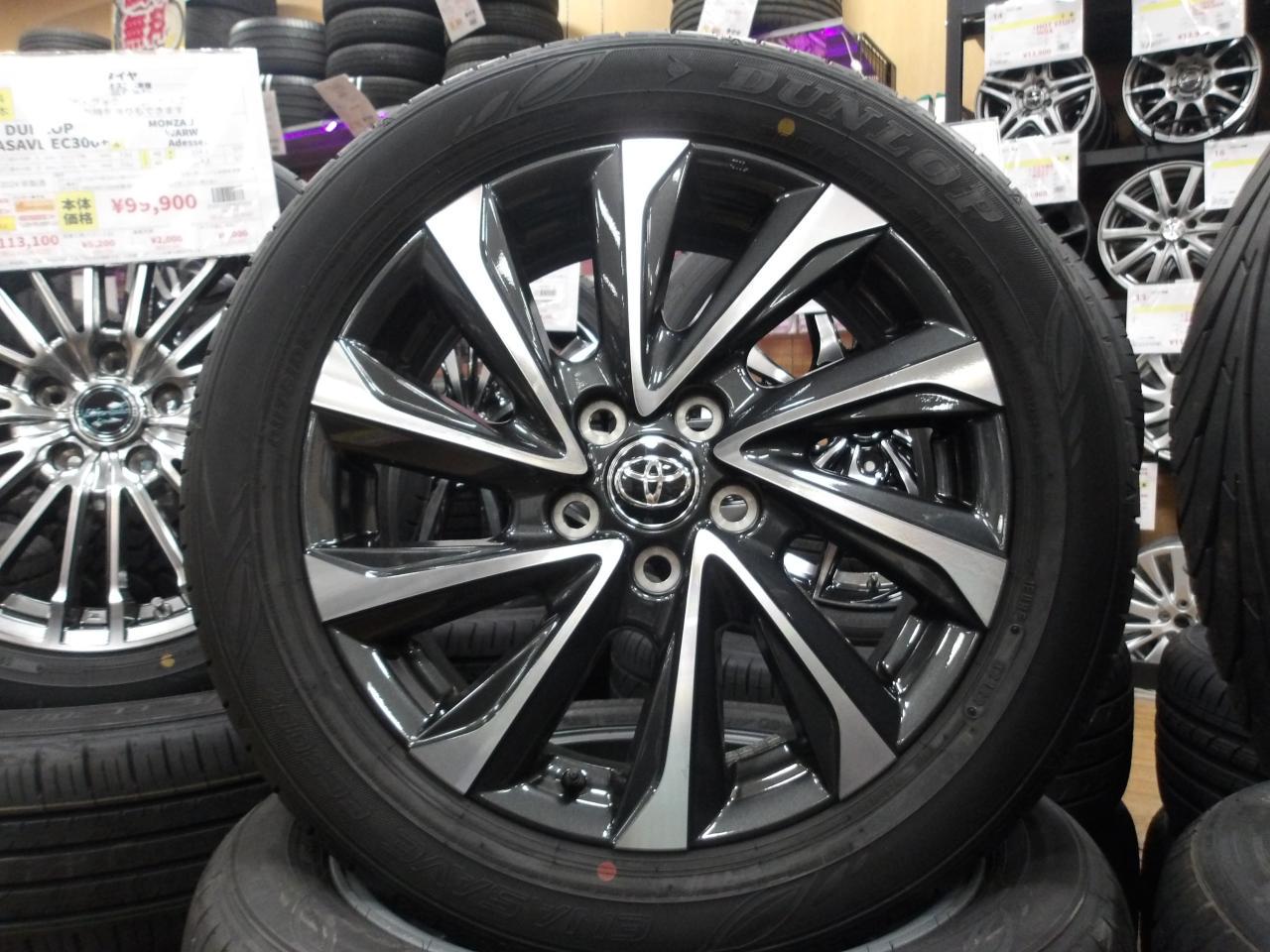 TOYOTA 90VOXY S-Z 純正 + DUNLOP ENASAVE EC300+ | カー用品 タイヤホイールセット 17インチタイヤホイールセットを通販で購入する | 中古カー ...
