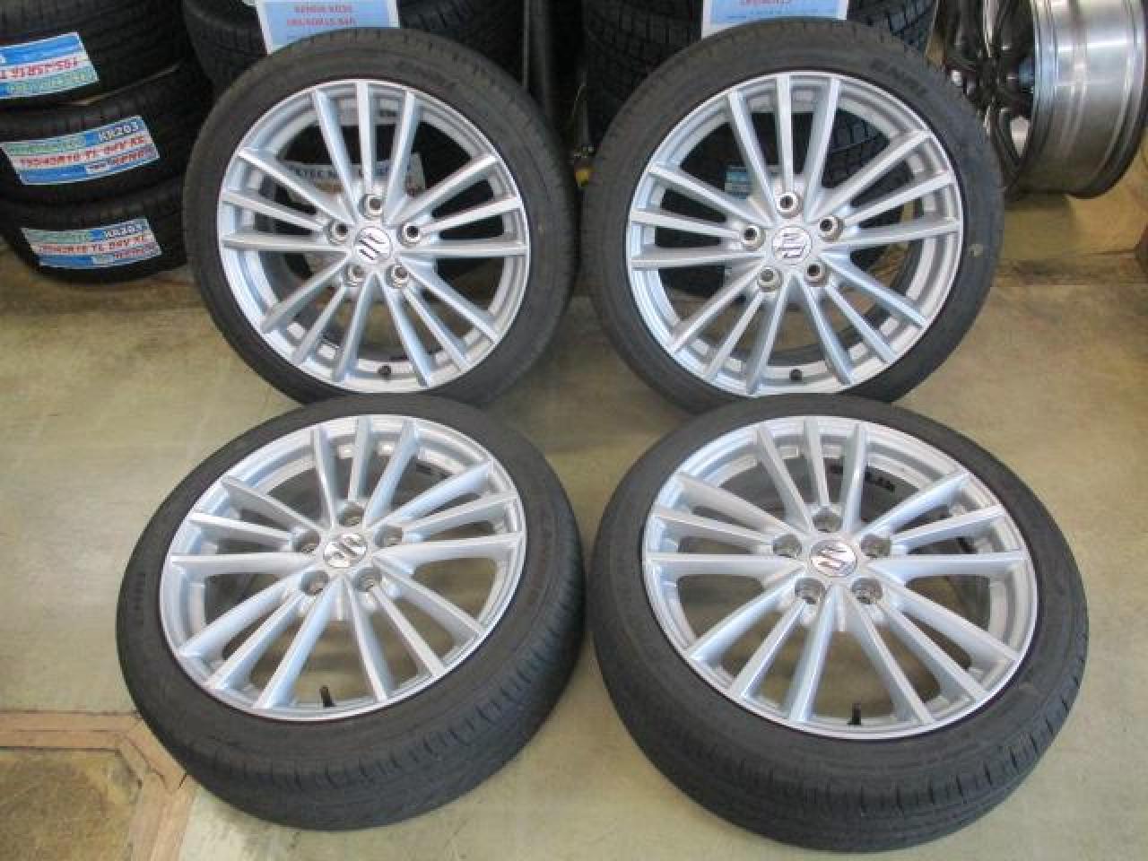 SUZUKI ZC32S/スイフトスポーツ純正 + GRENLANDER ENRI U08 | カー用品 タイヤホイールセット 17インチタイヤホイールセットを通販で購入する | 中古カー ...