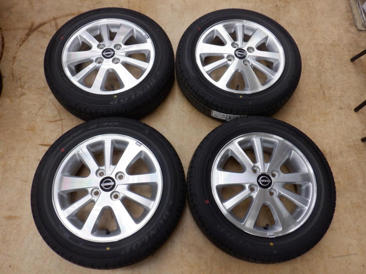 日産純正 DR17W NV100 クリッパーリオ純正ホイール+DUNLOP SP SPORT230+DUNLOP SP SPORT230 ...