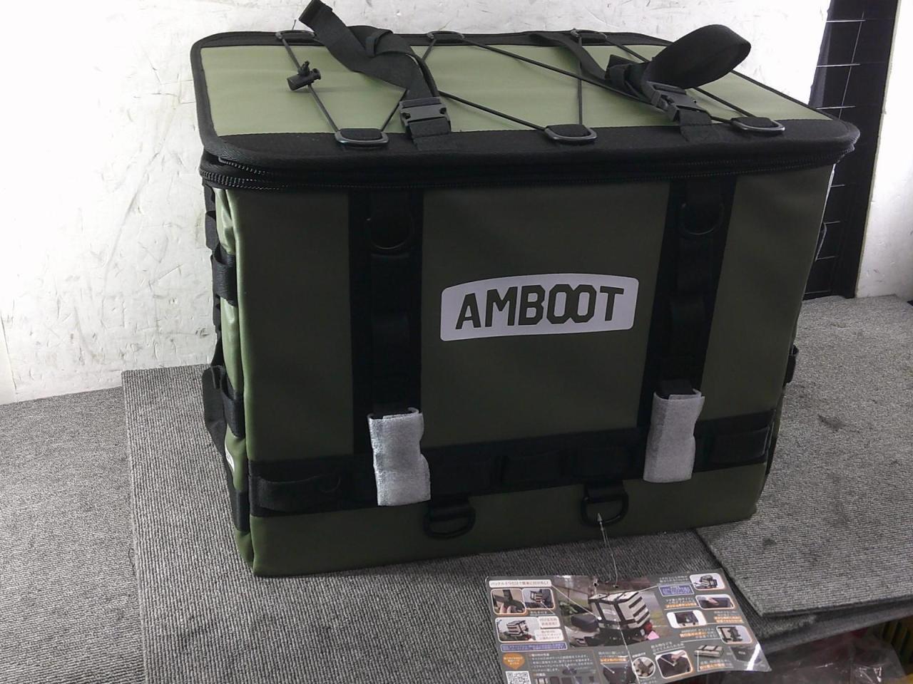 AMBOOT リヤボックスEX (キャンプ仕様) AB-RBEX01-KH カーキ アンブート | 中古品 | アップガレージ ライダースナップス足立店 | バイク用品 ツーリング用品 BOX ...