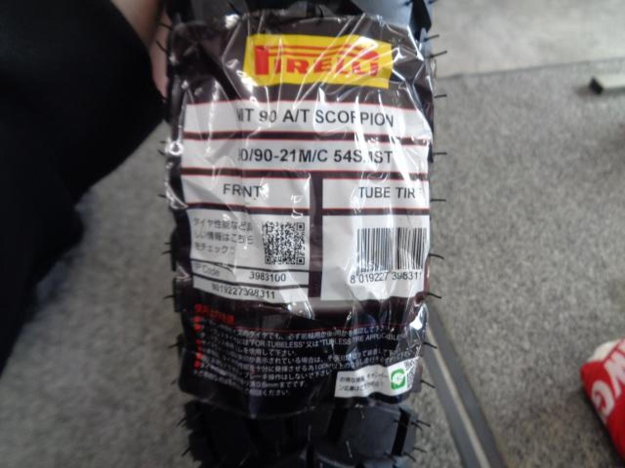 【PIRELLI】SCORPION MT 90 A/T 90/90-21 製造23/52 | バイク用品 ホイール・タイヤ タイヤ(二輪)を ...