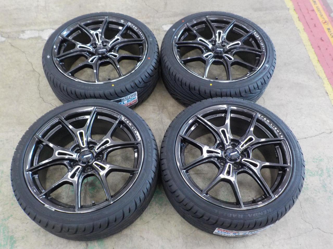 RAYS(レイズ) GRAM LIGHTS(グラムライツ) 57FXZ + KENDA(ケンダ) KR20 | カー用品 タイヤホイールセット 18インチタイヤホイールセットを通販で購入する ...