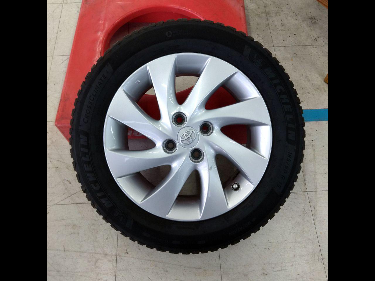 【トヨタ純正】 トヨタ純正(TOYOTA) QNC bB純正ホイール +【MICHELIN】CROSS CLIMATE2 オールシーズンタイヤ ...