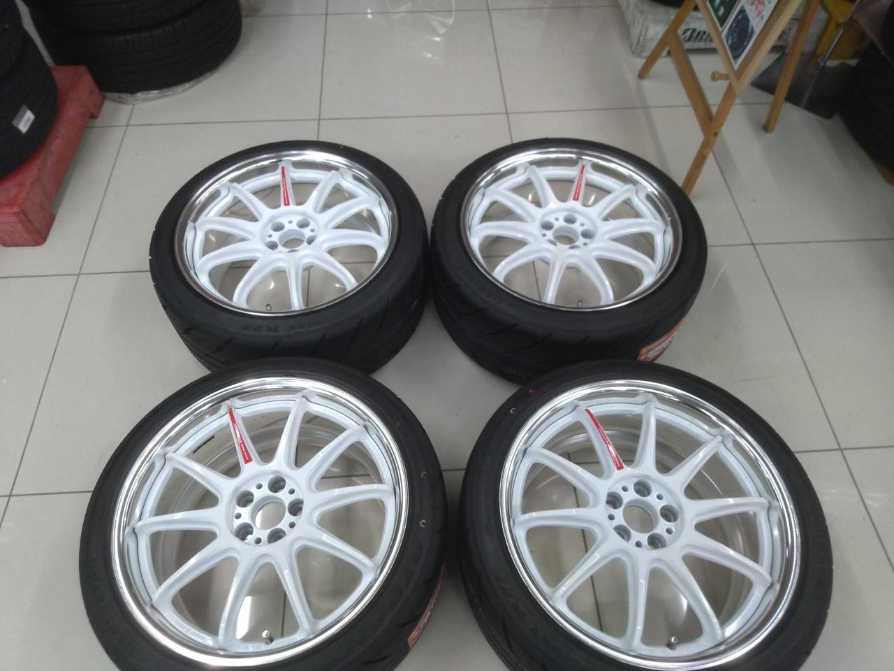 ★新品ハイグリップタイヤ付き♪★WORK EMOTION ZR10 2P + SHIBATIRE(シバタイヤ) R23 200R ★86/BRZ/GR86/インプレッサに!!!★ | カー用品 ...