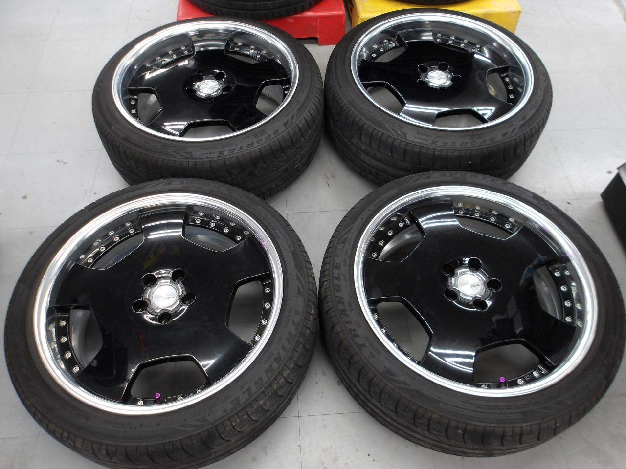 WORK LANVEC Lanvec LD1+TRIANGLE SPORTEX TSH11 | カー用品 タイヤホイールセット 20インチ ...