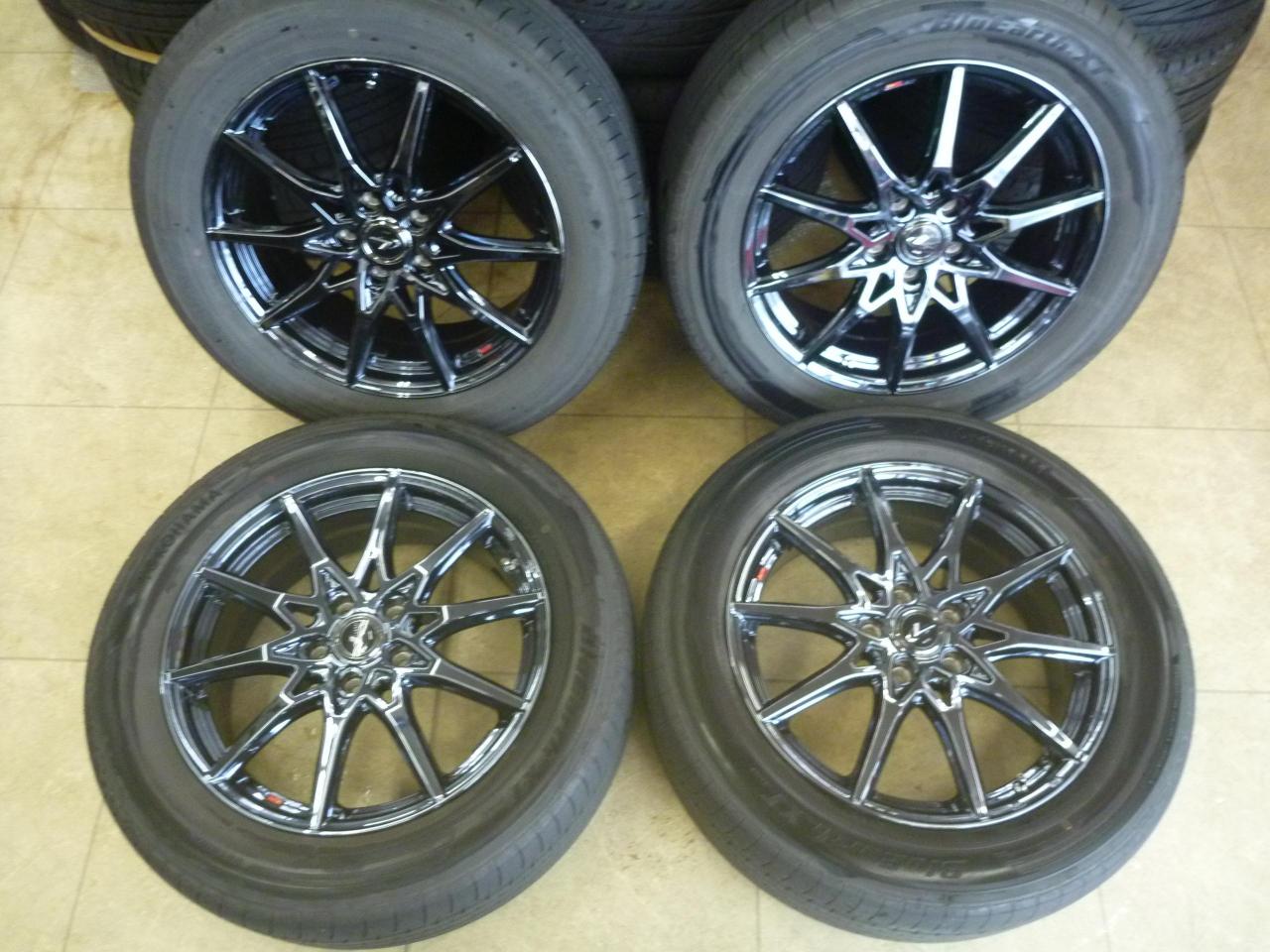 weds LEONIS SV + YOKOHAMA BluEarth-XT AE61 | カー用品 タイヤホイールセット 18インチタイヤホイールセットを通販で購入する | 中古カー＆バイク用 ...