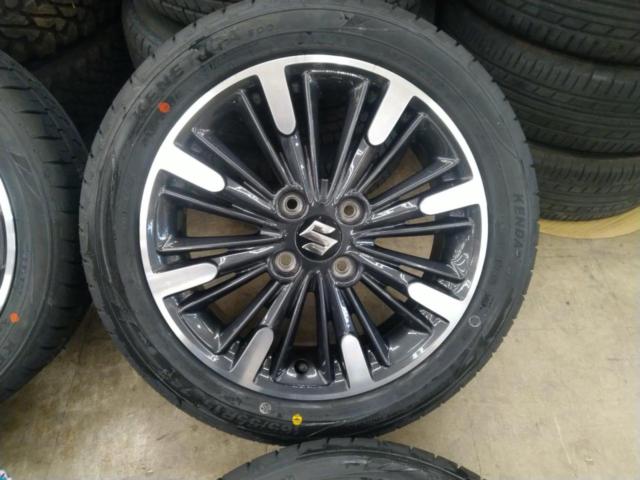 スズキ純正(SUZUKI) MK53S/スペーシアカスタム 純正ホイール + KENDA(ケンダ) KR203☆新品タイヤ付き☆ | カー用品 タイヤホイールセット 15インチタイヤホイール ...