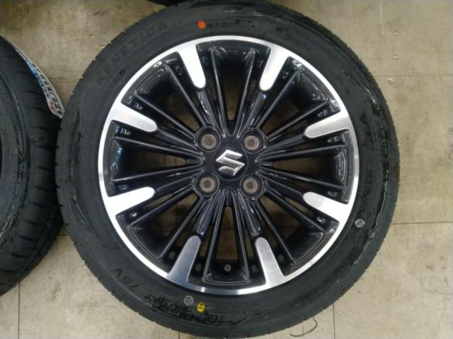 スズキ純正(SUZUKI) MK53S/スペーシアカスタム 純正ホイール + KENDA(ケンダ) KR203☆新品タイヤ付き☆ | カー用品 タイヤホイールセット 15インチタイヤホイール ...