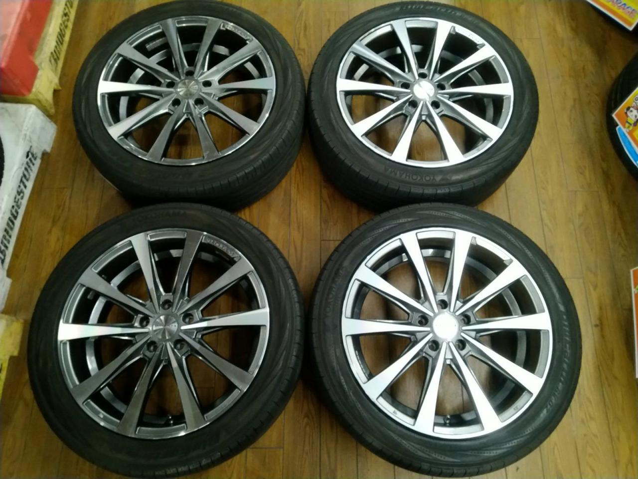 ROJAM Premium Wheels Slave + YOKOHAMA(ヨコハマ) BluEarth RV-02 | カー用品 タイヤ ...