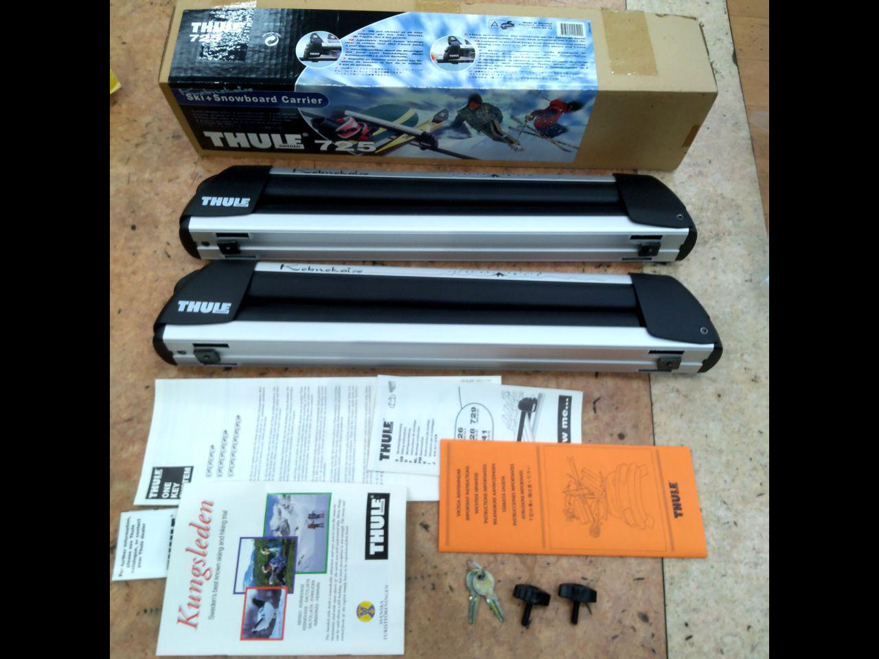 ※特定のお客様のみご注文可能 THULE 725 Kebnekaise スキー & スノーボードキャリアアタッチメント | 中古品 | アップ ...