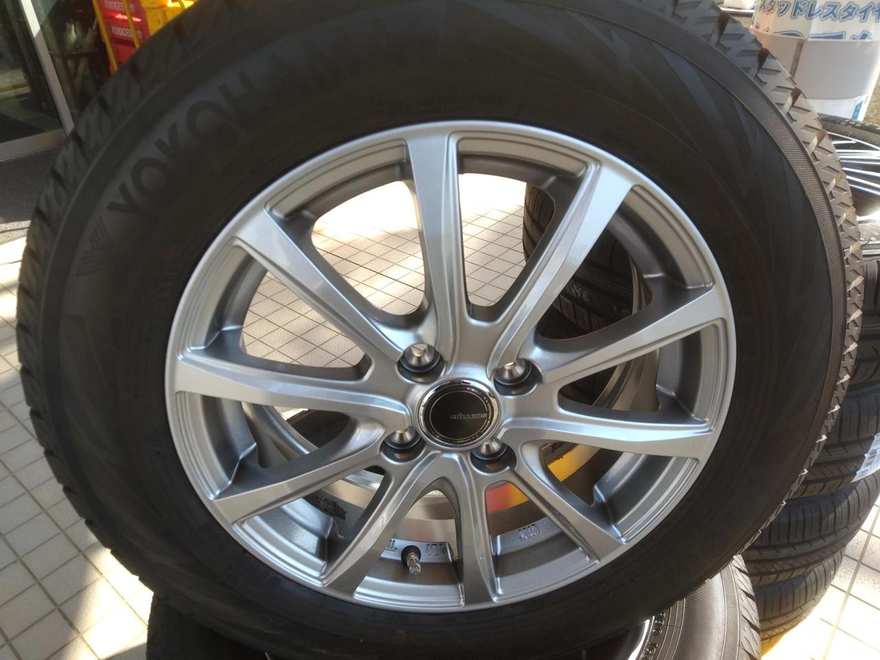 YOKOHAMA MILLOUS VX + YOKOHAMA iceGUARD iG70 | カー用品 スタッドレスタイヤホイールセット 15インチスタッドレスタイヤホイールセットを通販で購入 ...