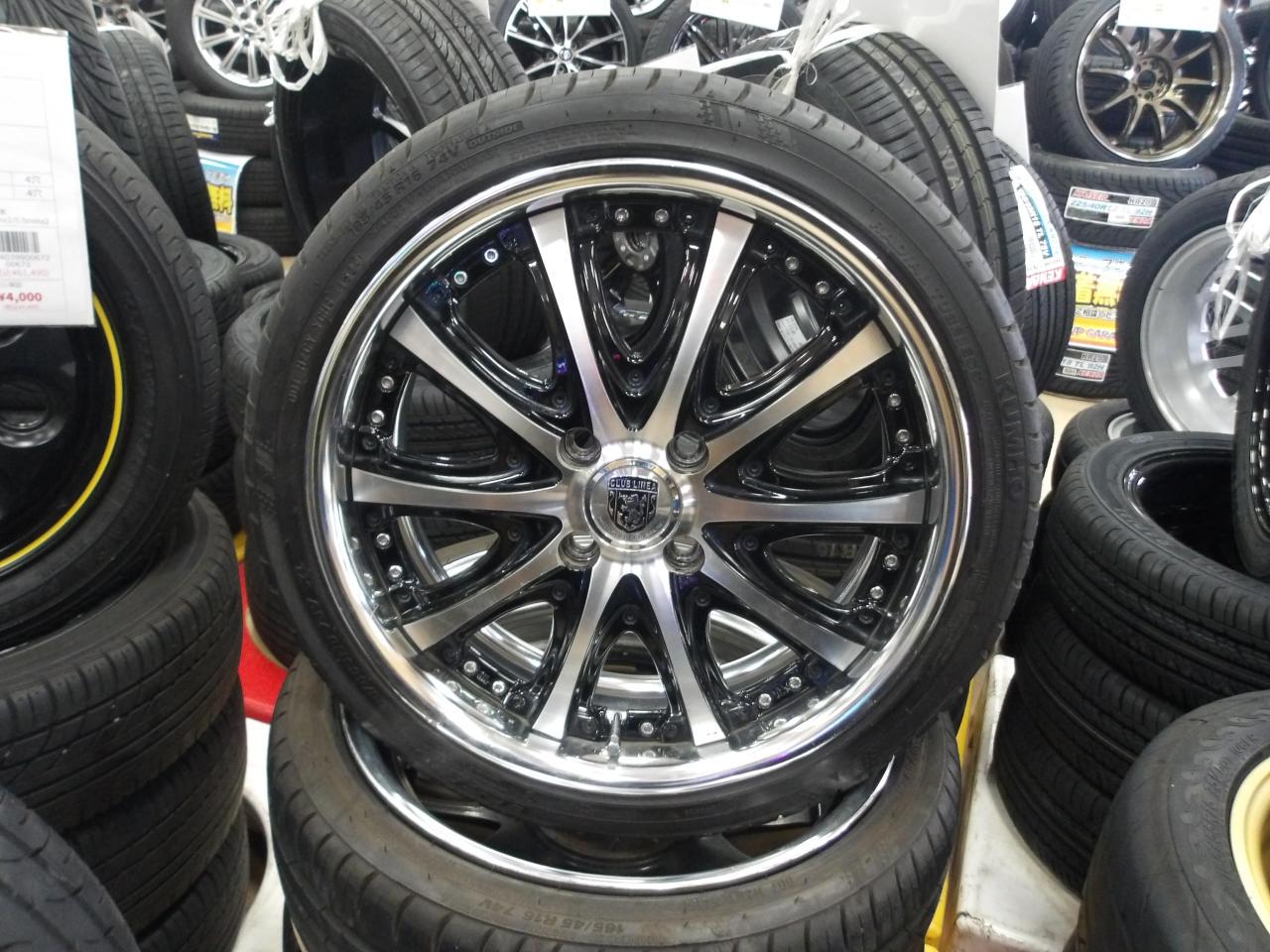 CRIMSON CLUB LINE L747 + KUMHO ECSTa HS51【ローダウン旧規格軽カーに!!】 | カー用品 タイヤ ...