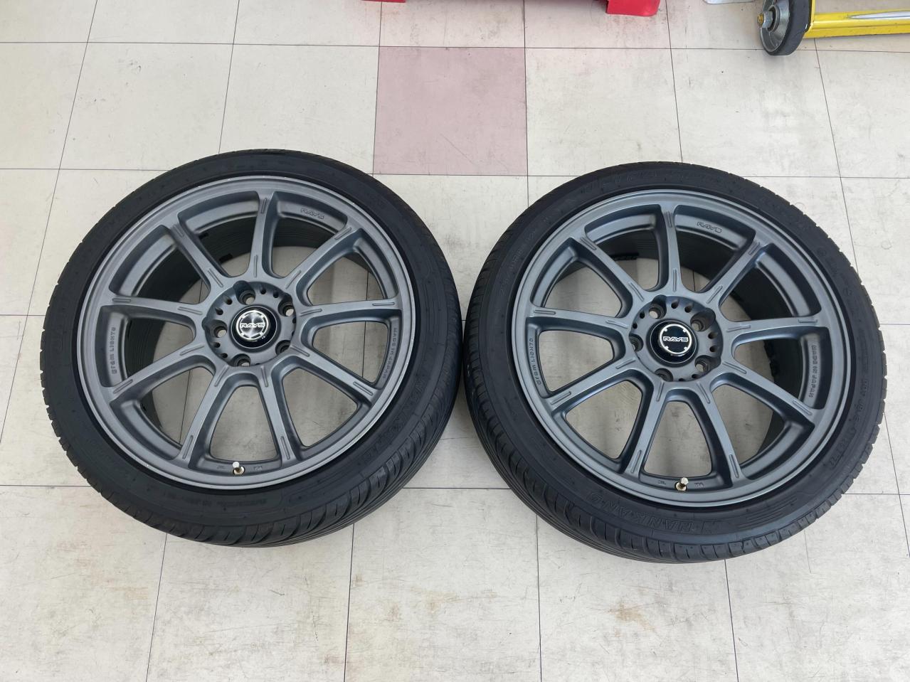 RAYS GRAM LIGHTS 57G + NANKANG ULTRA SPORT NS-Ⅱ | カー用品 タイヤホイールセット 18インチ ...