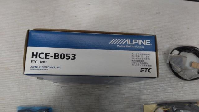 ALPINE HCE-B053 ETCユニット 1.0 ※別途セットアップ料2200円 | カー用品 ETC アンテナ分離型を通販で購入する | 中古カー＆バイク用品の販売ならアップガレージ