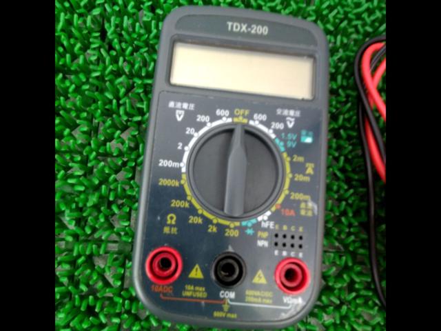 オーム電機 OHM TDX-200 デジタルテスター | カー用品 メンテナンス 工具を通販で購入する | 中古カー＆バイク用品の販売ならアップガレージ