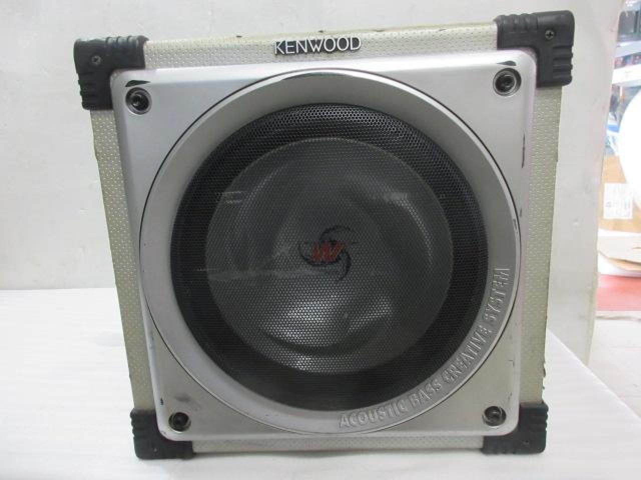 KENWOOD ACOUSTIC BASS CREATIVE SYSTEM (Y02469) | 中古品 | アップガレージ 新潟店 | カー用品 スピーカー サブウーハースピーカーBOX付を ...