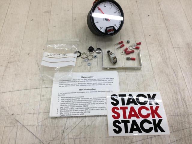 ★キャンペーン大特価★ STACK ST200 クラブマンタコメーター 8000rpm 80Φ | 新古品 | アップガレージ 名古屋中川店 ...