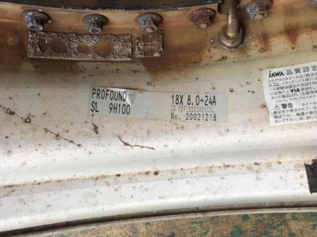 FABULOUS PROFOUND プロファウンド 4/4 | カー用品 アルミホイール 18インチホイールを通販で購入する | 中古カー ...