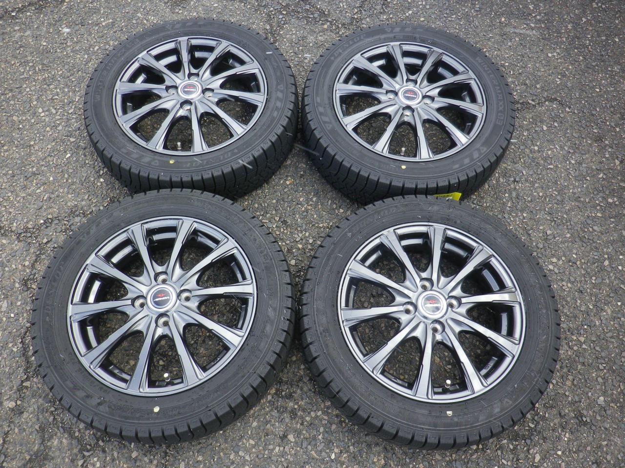 DUNLOP AIRNOVA SB10 +DUNLOP WINTERMAXX WM03 165/60-15 4本セット Y02151 | カー用品 スタッドレスタイヤホイールセット 15インチ ...