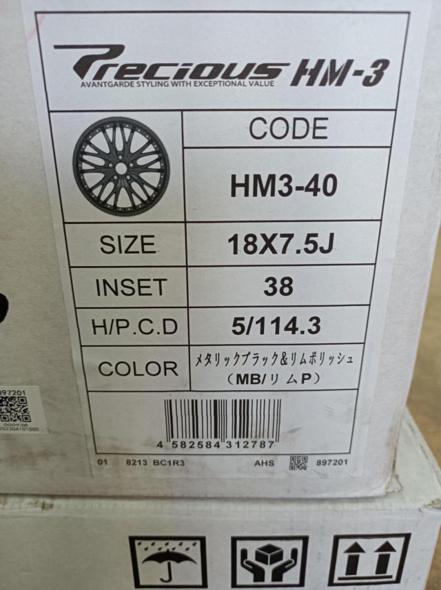 HOT STUFF PRECIOUS HM-3 | カー用品 アルミホイール 18インチホイールを通販で購入する | 中古カー＆バイク用品の販売ならアップガレージ