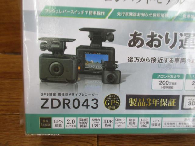 【COMTEC】ZDR043 前後2カメラドライブレコーダー | カー用品 カーAVアクセサリー ドライブレコーダーを通販で購入する | 中古カー＆バイク用品の販売ならアップガレージ
