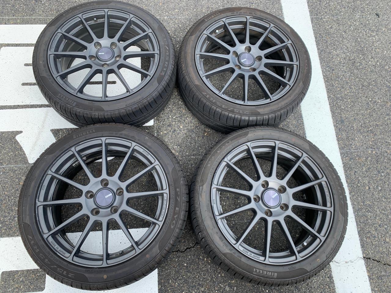 【ENKEI(エンケイ)】PerformanceLine(パフォーマンスライン) PF03+【PIRELLI】P7EVO PERFORMANCE | カー用品 タイヤホイールセット 17インチ ...