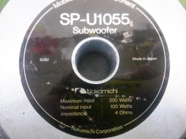 Nakamichi SP-U1055 | カー用品 スピーカー サブウーハースピーカーを通販で購入する | 中古カー＆バイク用品の販売ならアップガレージ