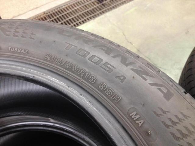 BRIDGESTONE TURANZA T005A | カー用品 タイヤ 18インチタイヤを通販で購入する | 中古カー＆バイク用品の販売なら ...