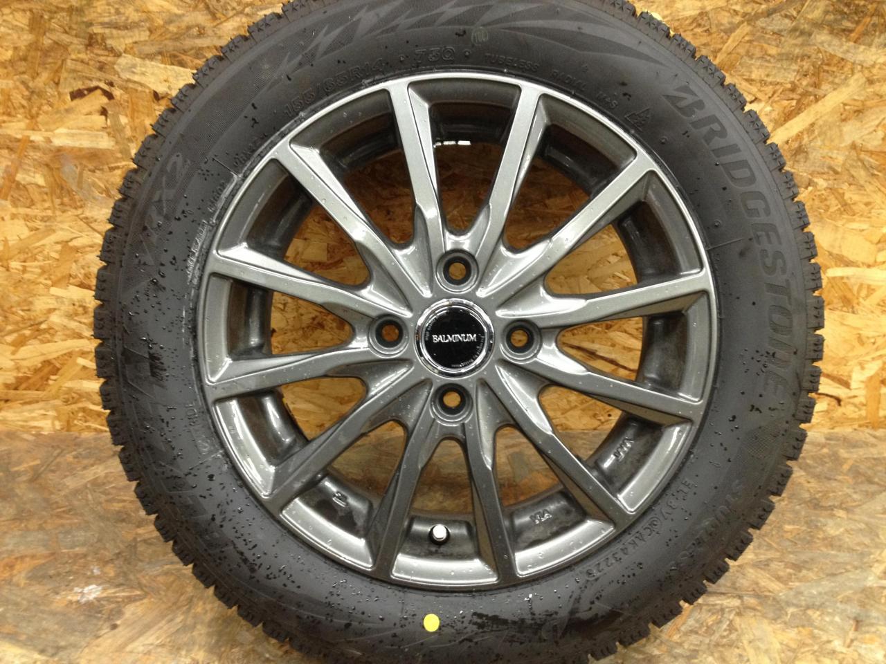 BRIDGESTONE(ブリヂストン) BALMINUM(バルミナ) AR12 + BRIDGESTONE(ブリヂストン) BLIZZAK VRX2 | カー用品 スタッドレスタイヤホイール ...