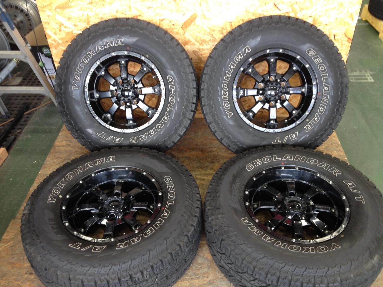 MKW(エムケーダブリュー) MK-46 + YOKOHAMA(ヨコハマ) GEOLANDAR A/T G015 | カー用品 タイヤホイールセット 16インチタイヤホイールセットを通販で購入 ...