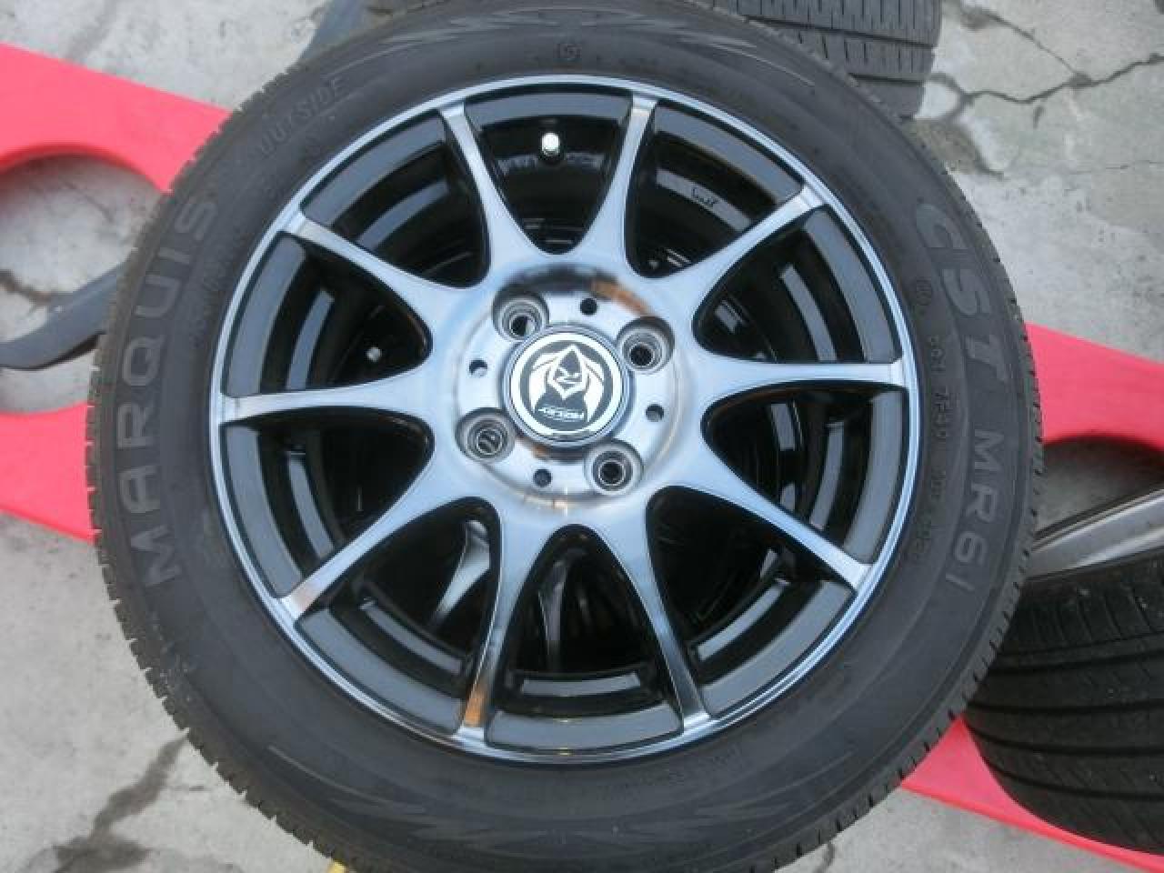 weds(ウェッズ)RIZLEY(ライツレー) 10本スポークホイール+MARQUS CST MR61 | カー用品 タイヤホイールセット 14インチタイヤホイールセットを通販で購入する ...