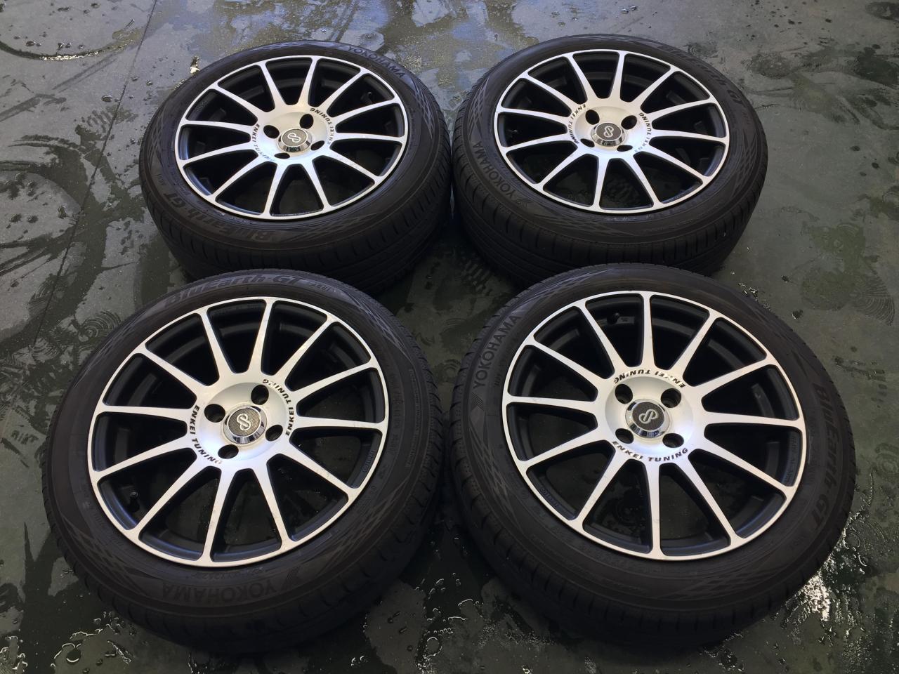 ENKEI(エンケイ) TUNING(チューニング) SC03 Ver.MMB + YOKOHAMA(ヨコハマ) Bluearth-GT ...