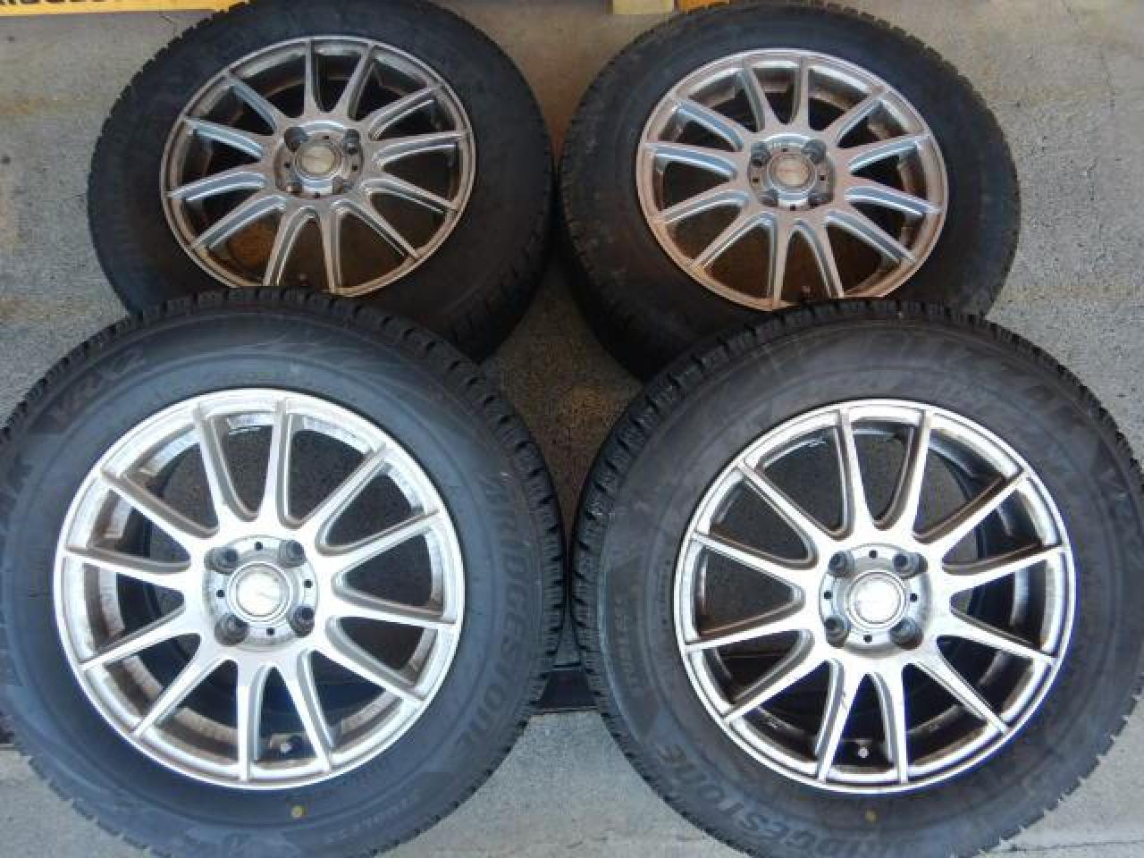 【YOKOHAMA】STANDARD WHEEL GRASS ツイン6本スポーク+【BRIDGESTONE】BLIZZAK VRX2 | カー用品 スタッドレスタイヤホイールセット 15インチ ...