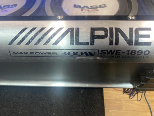 【ALPINE】SWE-1890 | カー用品 スピーカー チューナップウーハースピーカーを通販で購入する | 中古カー＆バイク用品の販売なら ...