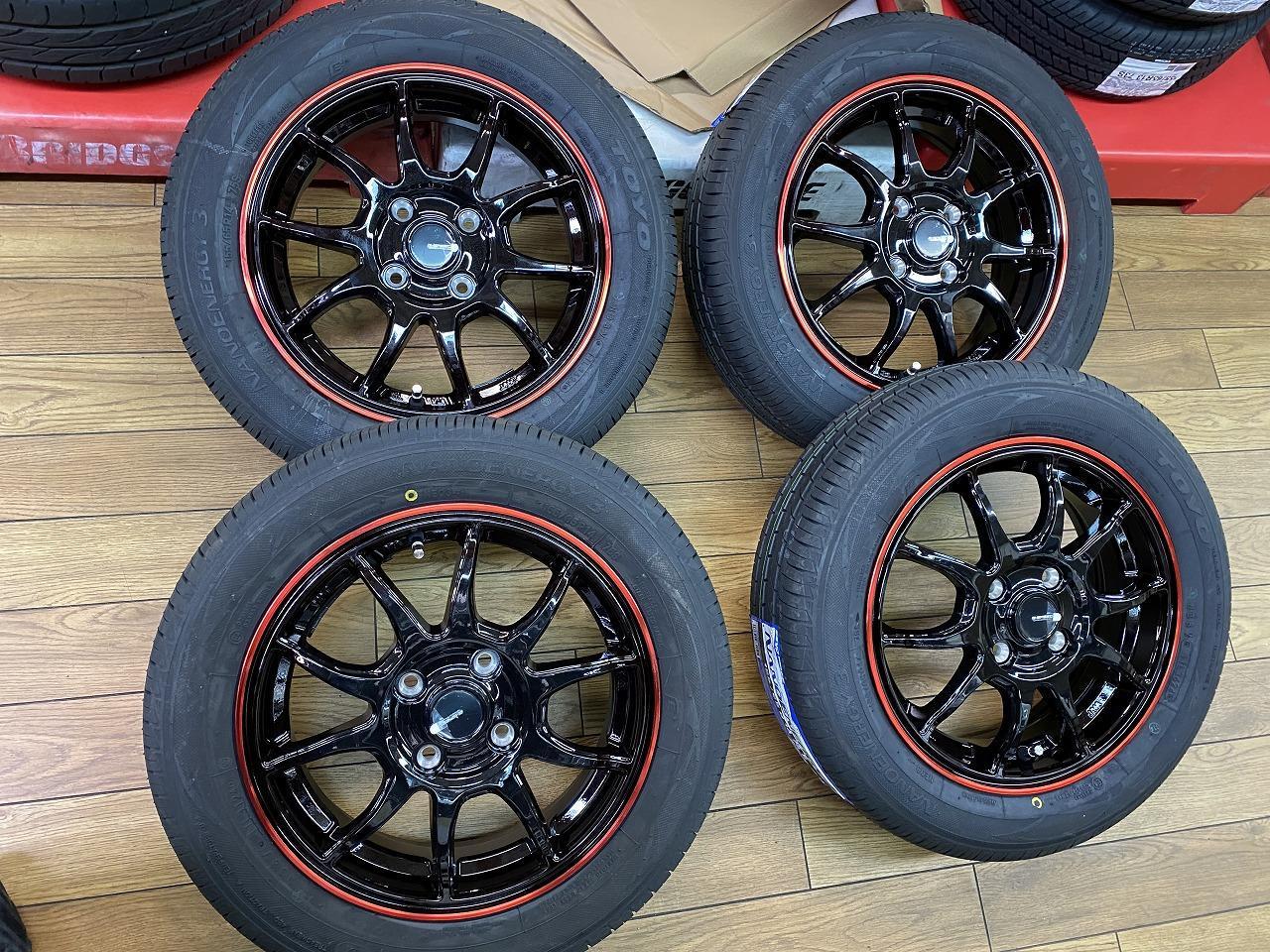 HOT STUFF(ホットスタッフ) G.speed(ジースピード) P-06 ブラック/レッド + TOYO(トーヨー ...