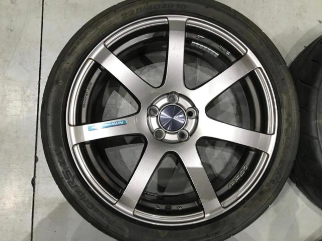 ENKEI PerformanceLine PF07 + Grip MAX Pure Grip RS Z-1 | カー用品 タイヤホイールセット 18インチタイヤホイールセットを通販で購入する ...