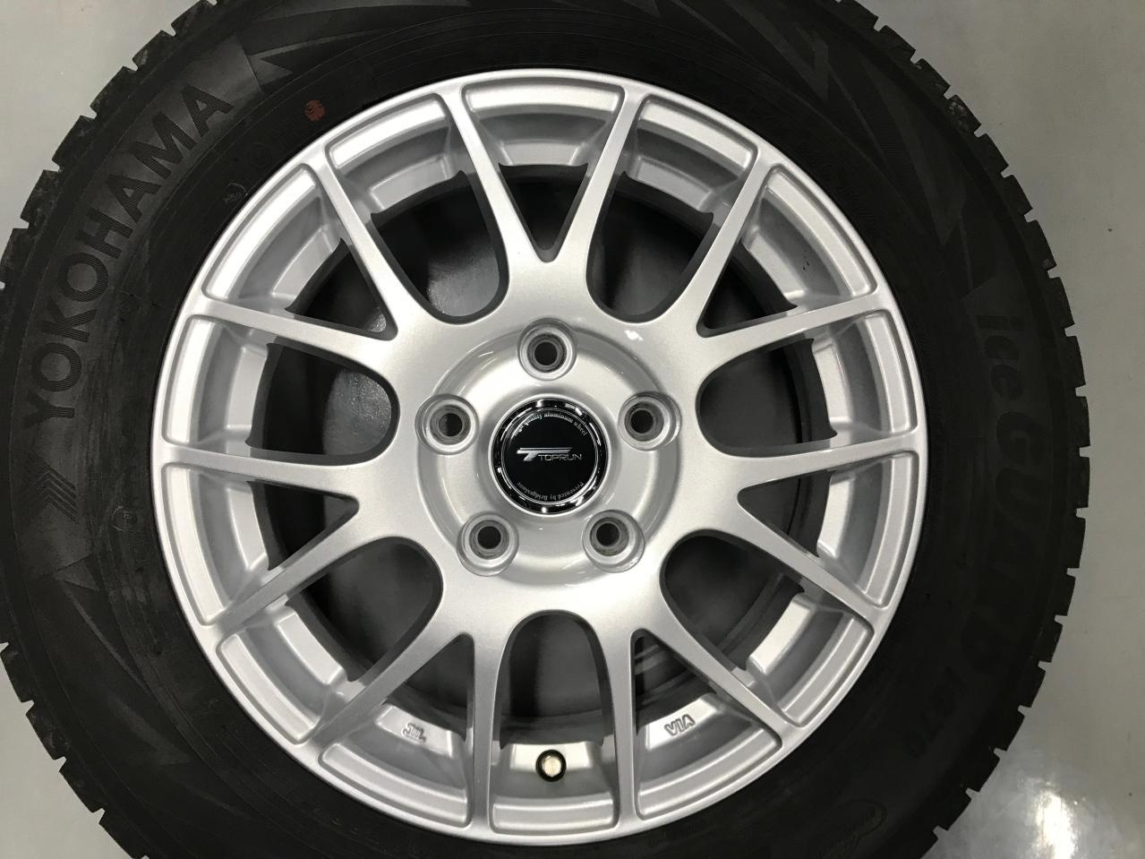 BRIDGESTONE TOPRUN M7 + YOKOHAMA ice GUARD iG70 | カー用品 スタッドレスタイヤホイールセット 15インチスタッドレスタイヤホイールセットを通販 ...