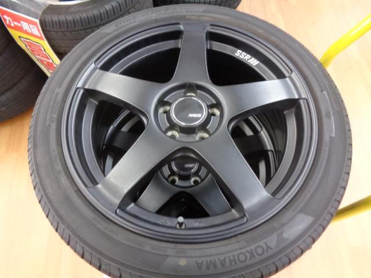 TANABE(タナベ) GT(ジーティー) SSR V01 フラットブラック + YOKOHAMA(ヨコハマ) BluEarth-ES ...