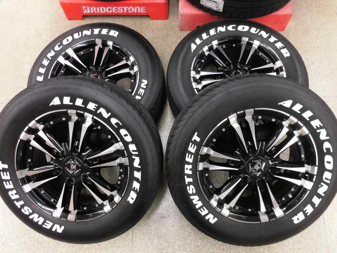 croce+ALLEN COUNTER NEWSTREET 8PL 200系ハイエース | カー用品 タイヤホイールセット 16インチタイヤ ...