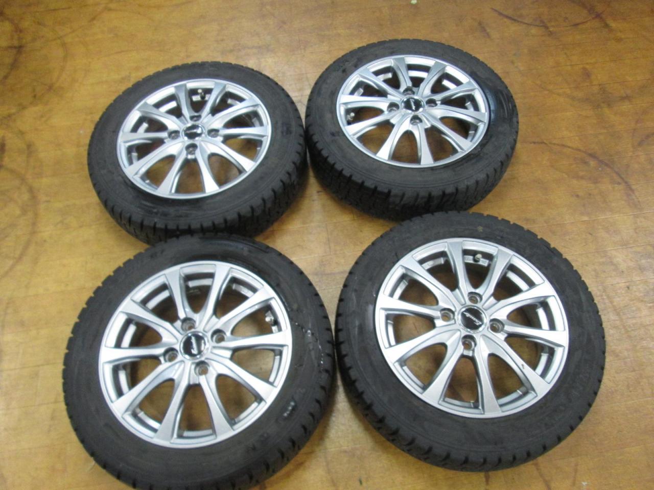 【HOT STUFF(ホットスタッフ)】Exceeder(エクシーダー) E02+【DUNLOP】WINTER MAXX WM02 | カー用品 スタッドレスタイヤホイールセット 14インチ ...