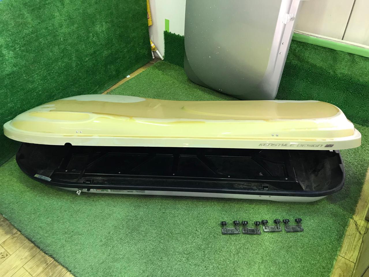 RV INNO(イノー) KENSTYLE DESIGNコラボモデル BR1010 NIGHT COBRA SHORT ルーフボックス ...