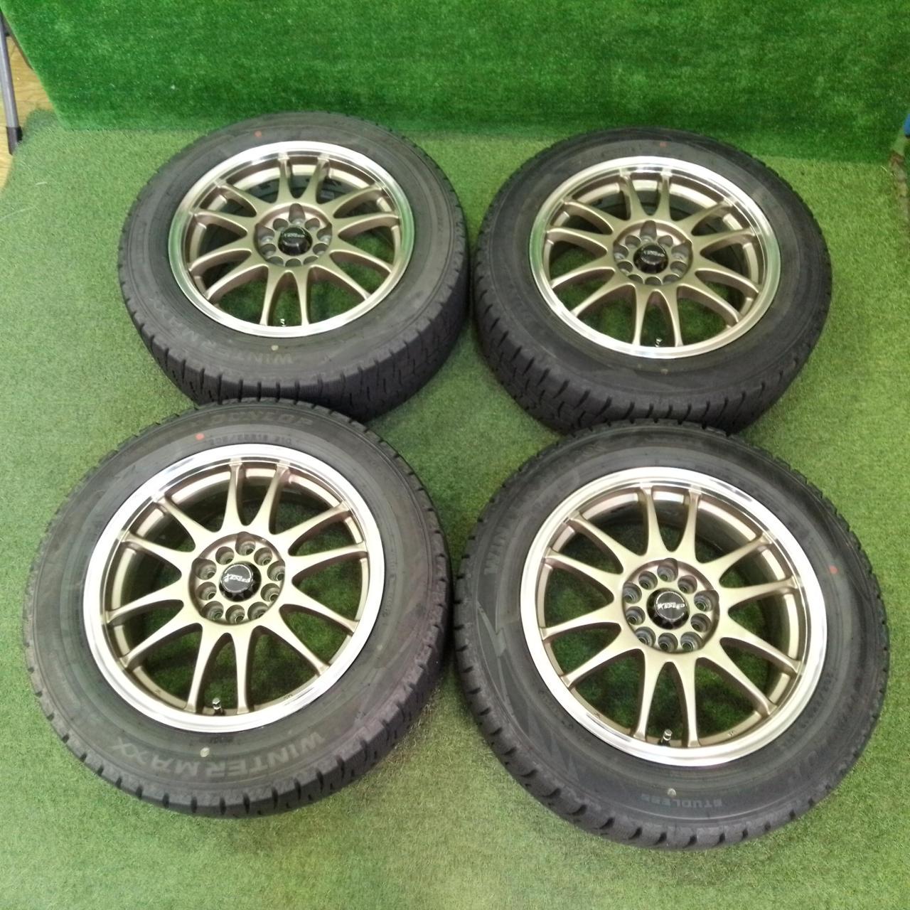 [100/114.3-5H] 【希少!】 CROSS SPEED(クロススピード) PREMIUM-6 + + DUNLOP(ダンロップ) WINTERMAXX(ウィンターマックス) WM02 ...