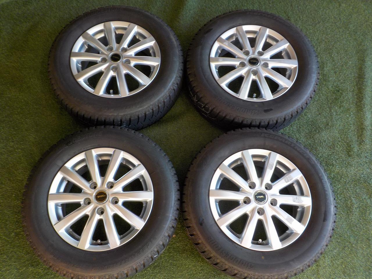 【BRIDGESTONE(ブリヂストン)】 TOPRUN A18+【BRIDGESTONE】ICE PARTNER2 | カー用品 スタッドレスタイヤホイールセット 15インチスタッドレス ...