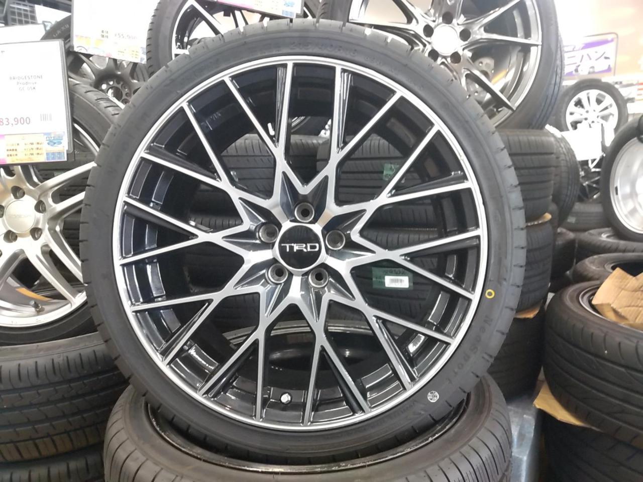 【TRD】Aluminum Wheel TF9 + 【NEOLIN】Neosport 215/40R18 | カー用品 タイヤホイールセット 18インチタイヤホイールセットを通販で購入する ...