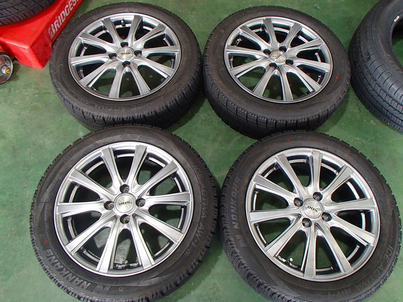 BADX D.O.S. SE-10 + NANKANG(ナンカン) AW-1 185/55R16 ★ミゾたっぷり! アクア/ヴィッツ/ヤリス/フィット/シャトル/ZE2.3インサイトなど ...