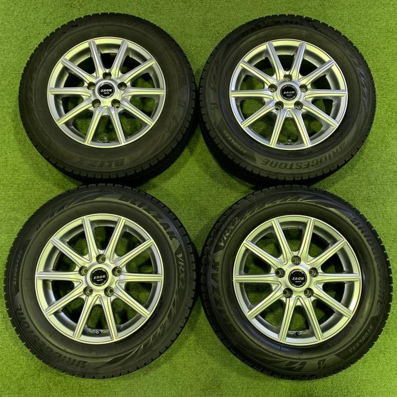 JAPAN SANYO ZACK SPORT-01 + BRIDGESTONE BLIZZAK VRX2 2021年製造 | カー用品 スタッドレスタイヤホイールセット 15インチスタッドレス ...