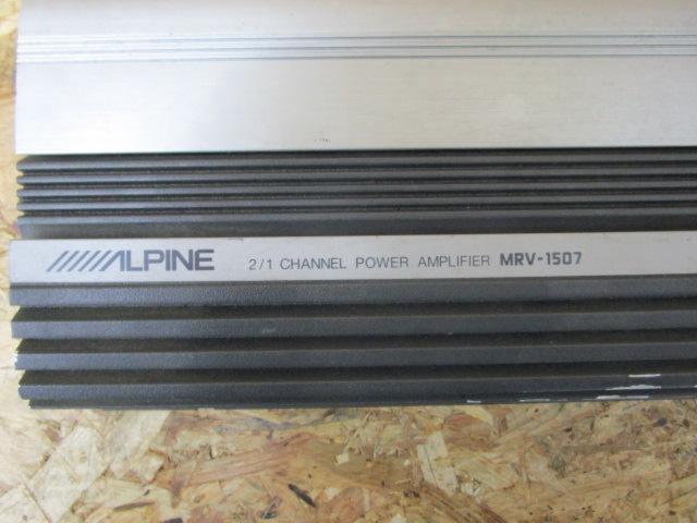 ALPINE MRV-1507 | カー用品 アンプを通販で購入する | 中古カー＆バイク用品の販売ならアップガレージ